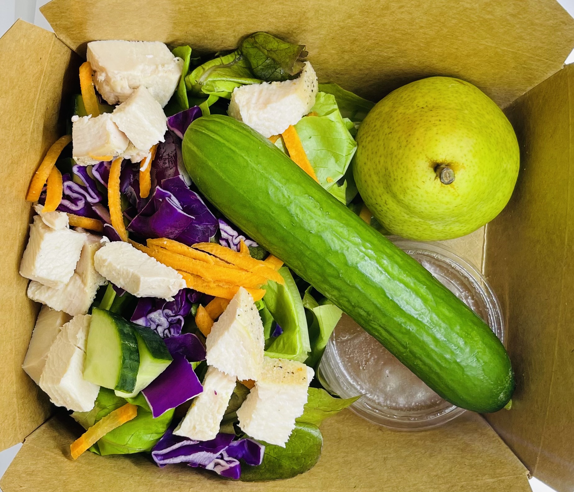 Chicken Rainbow Salad - Green Heart Kitchen
